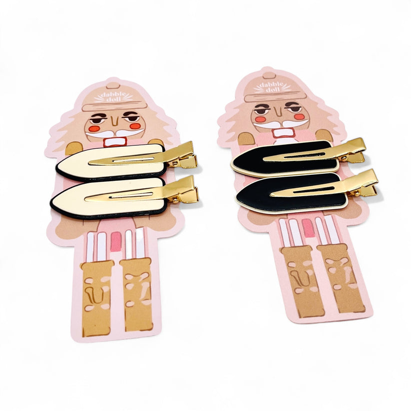Nutcracker Christmas Hair Clips – Dabble Doll