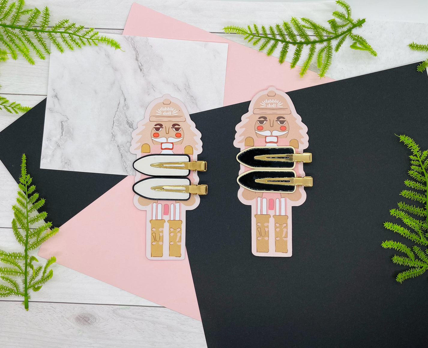 Nutcracker Christmas Hair Clips – Dabble Doll