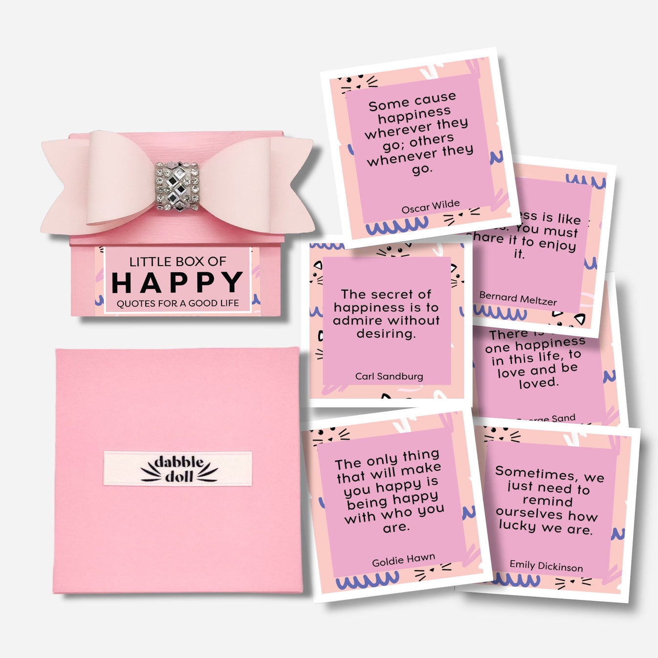 Little Box of Happy Quotes – Dabble Doll