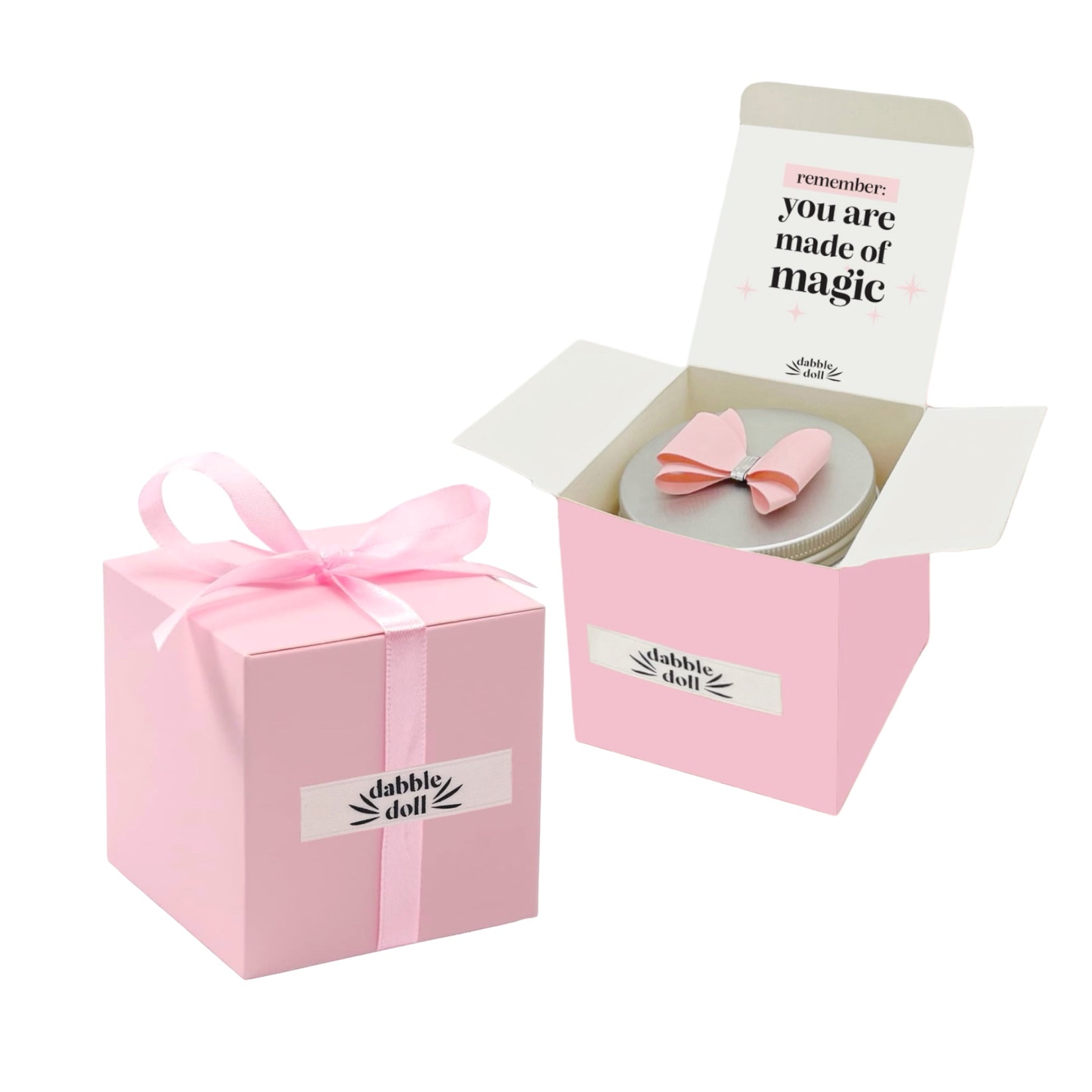 Happy Jar Gift Box with Inspirational Quotes for Positivity | Dabble Doll