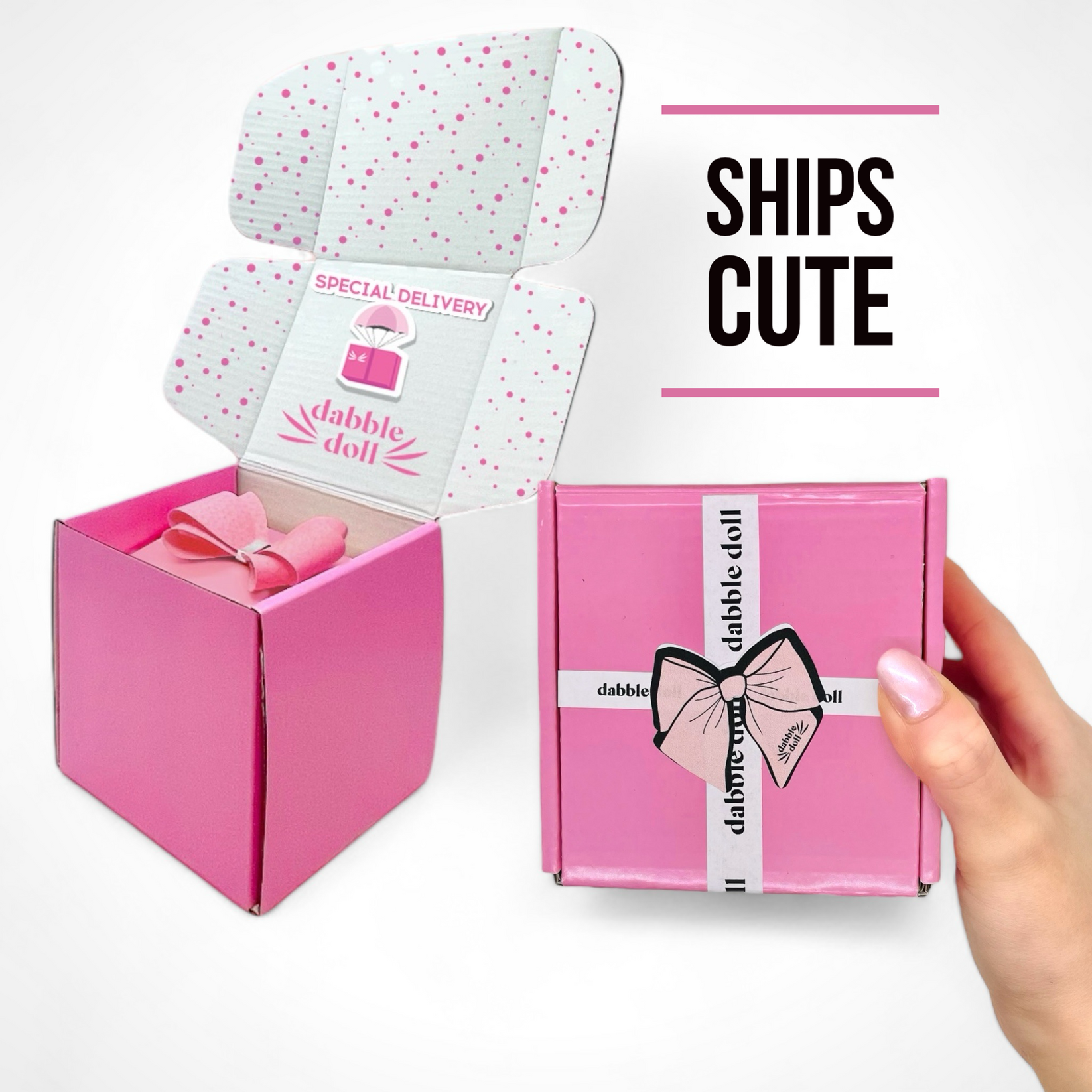 Happy Jar Gift Box with Inspirational Quotes for Positivity | Dabble Doll